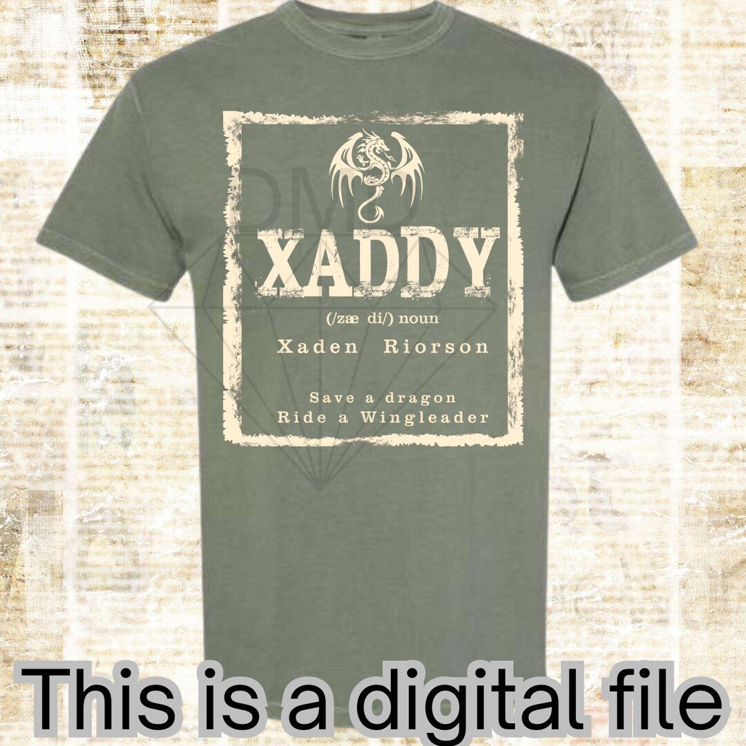 Xaddy Fourth Wing PNG - Etsy