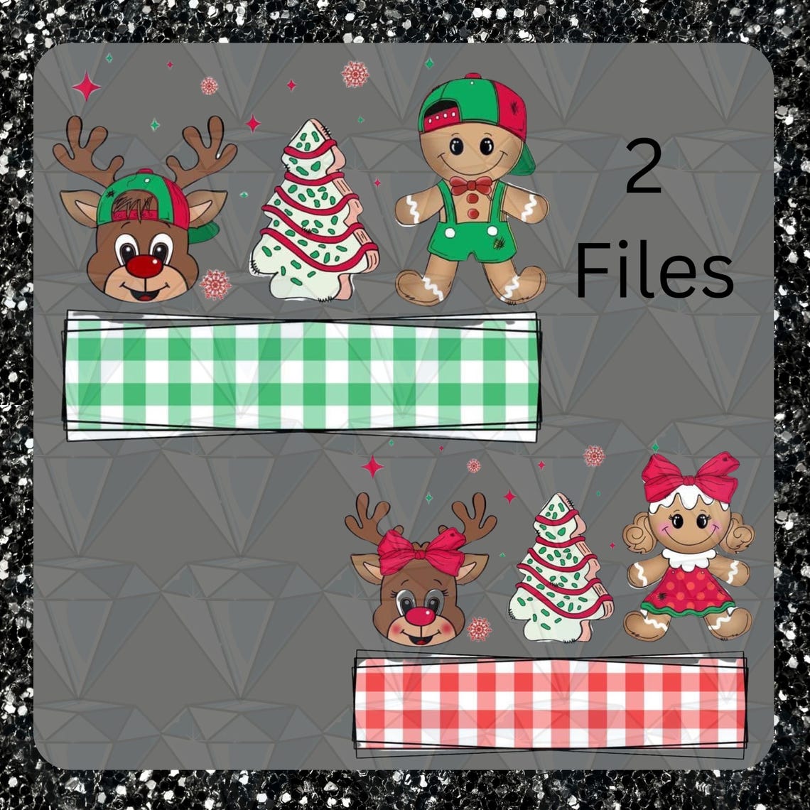 Kids Name Banner Christmas PNG - Etsy