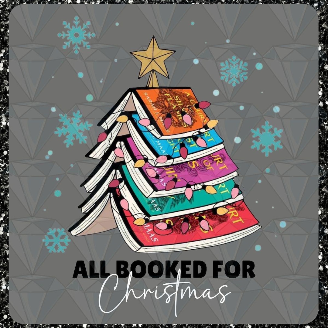 Acotar All Booked for Christmas PNG - Etsy
