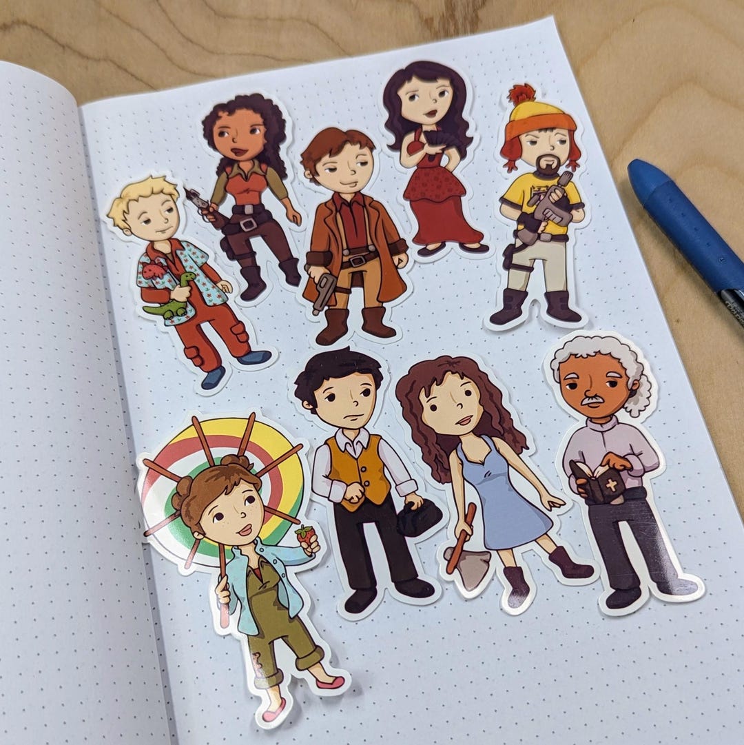 FS1001 Firefly Stickers Vinyl Sticker, Planner Sticker, Sticker Lovers ...