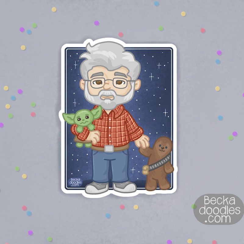 George Lucas Stickers - Etsy UK