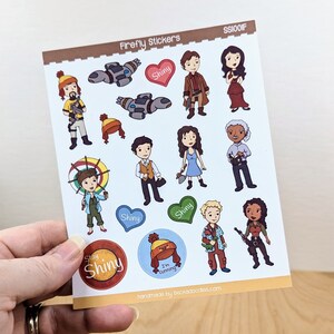 Firefly Main Character Mini Sticker Sheet - Etsy
