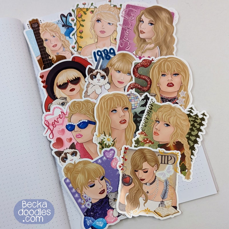 Taylor Sswift Stickers - Etsy