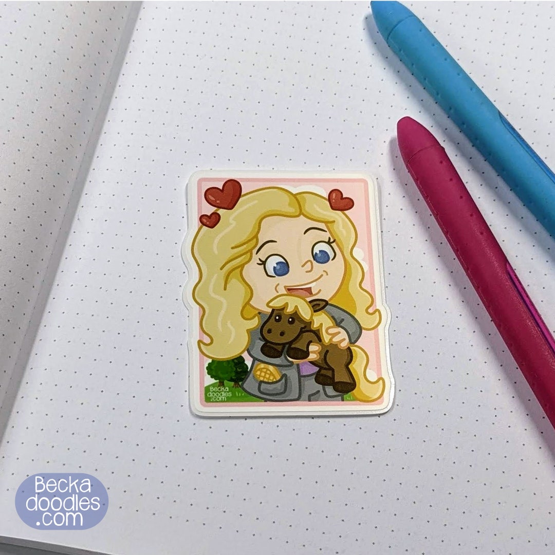 S1025 Cute Leslie Knope Vinyl Sticker, Planner Sticker, Sticker Lovers ...