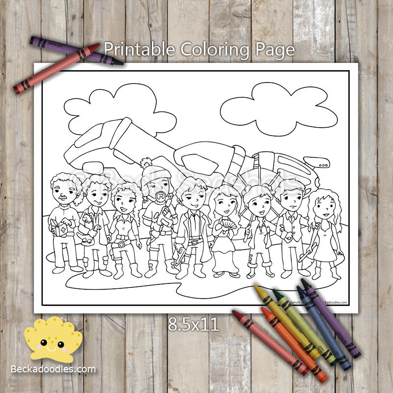 Firefly Coloring Page