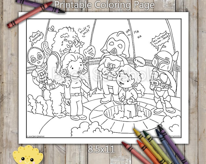 PRINTABLE Happy Tree Friends Coloring Page Digital Download - Etsy