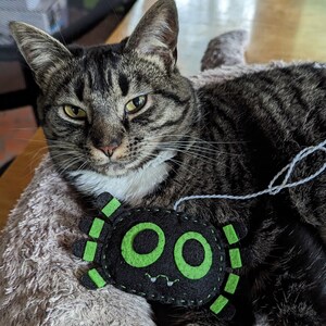 Spider Cat Toy, Handmade Felt Cat Toy - Etsy