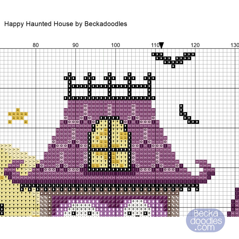 Happy Haunted House Cross Stitch Pattern Instant Download - Etsy