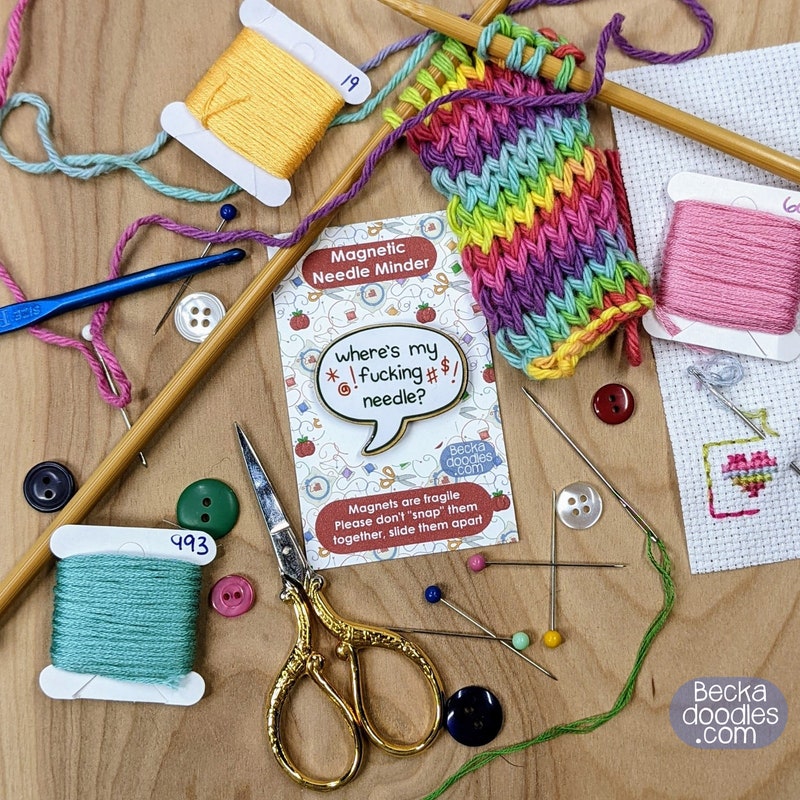 Needle Point Minder Funny - Etsy