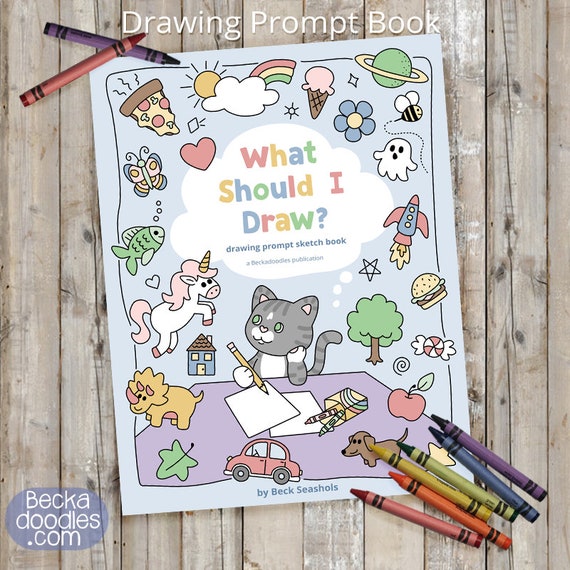 What Should I Draw Drawing Prompt Sketch Book | Etsy