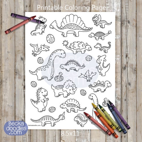 PRINTABLE Cute Woodland Coloring Page Digital Download - Etsy