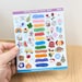 Monthly Holiday Calendar Stickers: Planner, Journal, Scrapbook - Etsy
