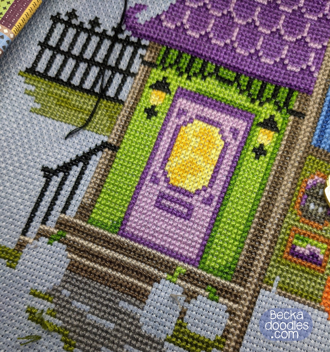 Happy Haunted House Cross Stitch Pattern Instant Download - Etsy