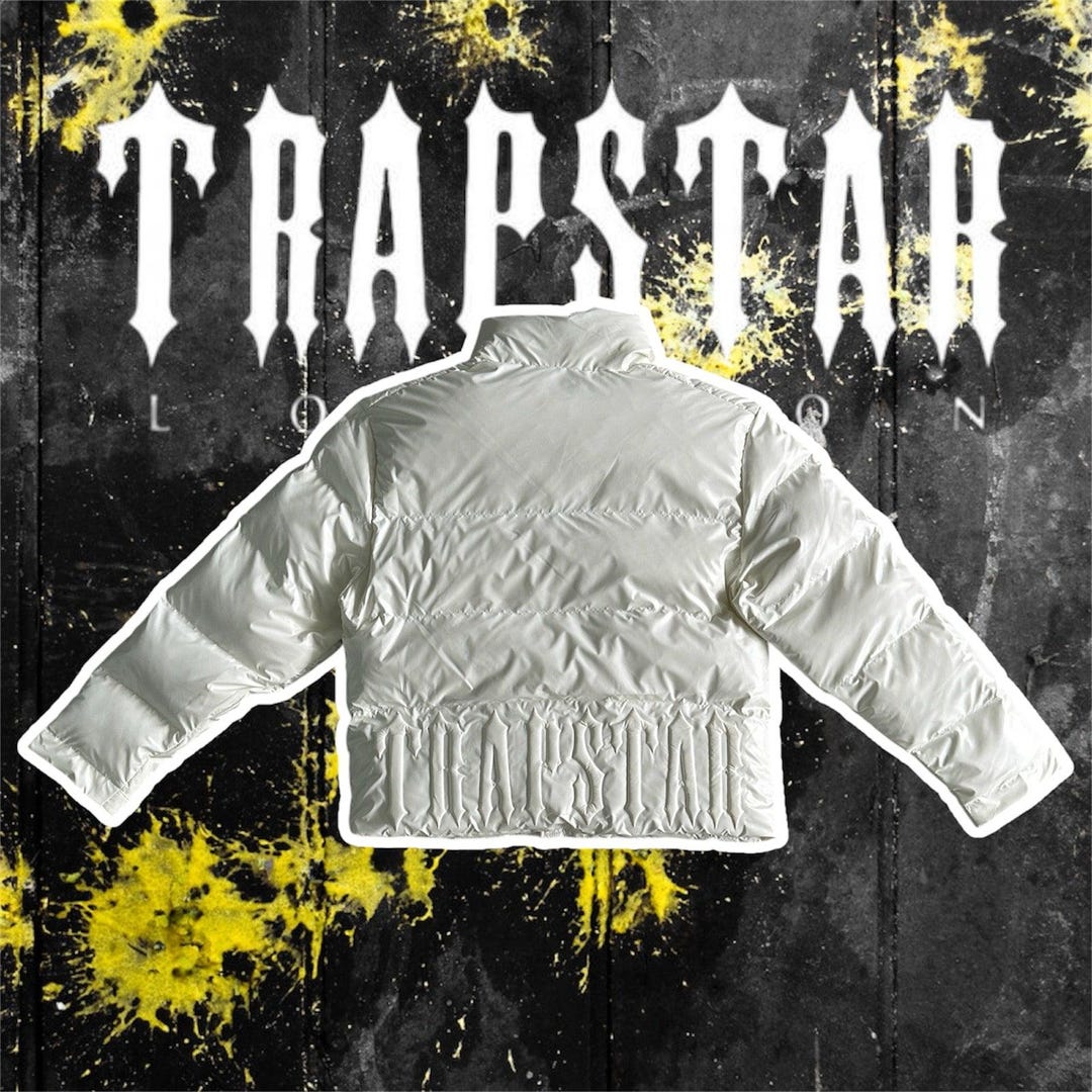 Trapstar Embossed Shiny Jacket Black or White - Etsy