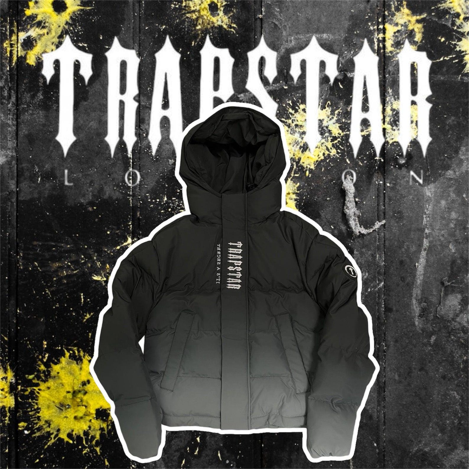 Men's Trapstar Embroidered 2.0 Jacket Black Gray Gradient - Etsy