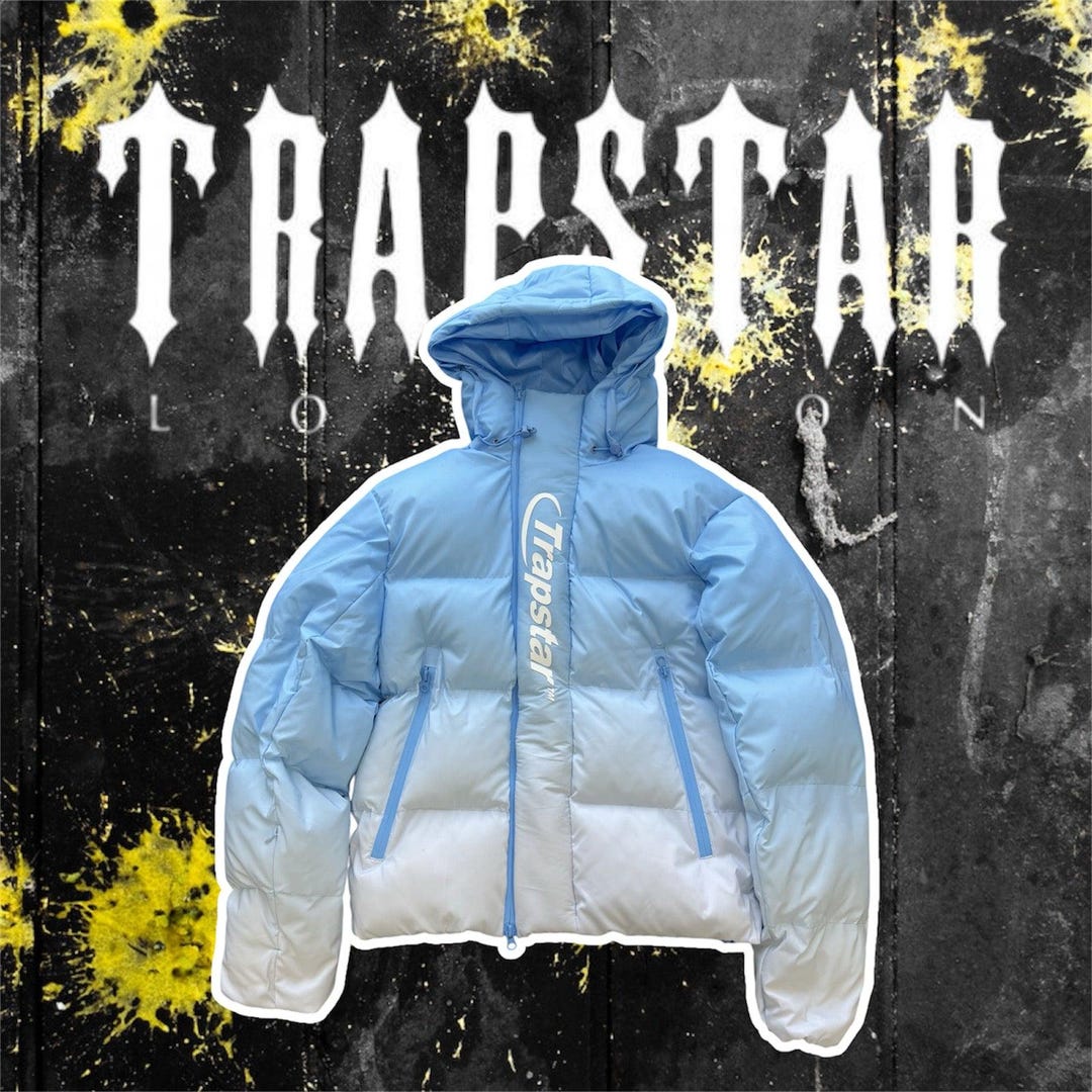 Mens Trapstar Technical Jacket Blue Gradient - Etsy