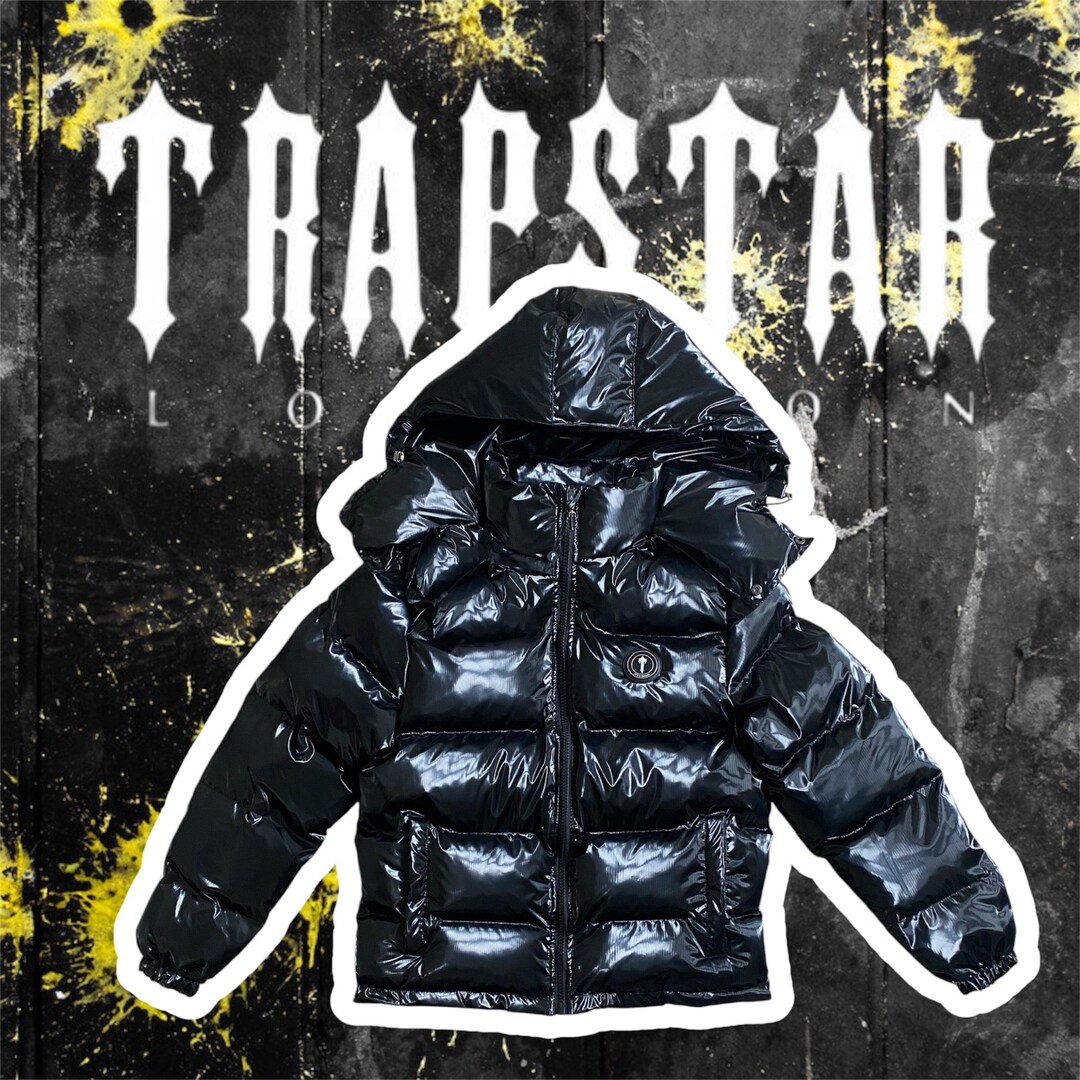 Mens Trapstar Shiny Detachable Puffer Jacket - Etsy UK