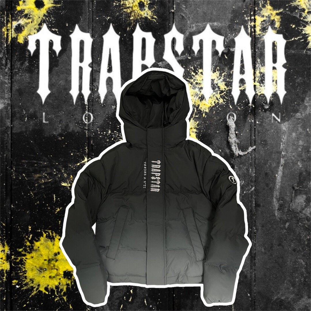 Men's Trapstar Embroidered 2.0 Jacket Black Gray Gradient - Etsy