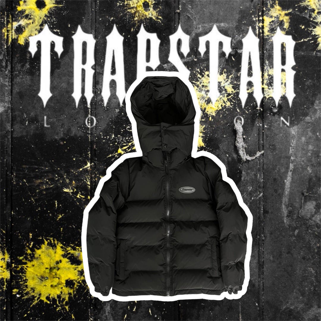 Trapstar Triple Black Detachable Hood Puffer - Etsy