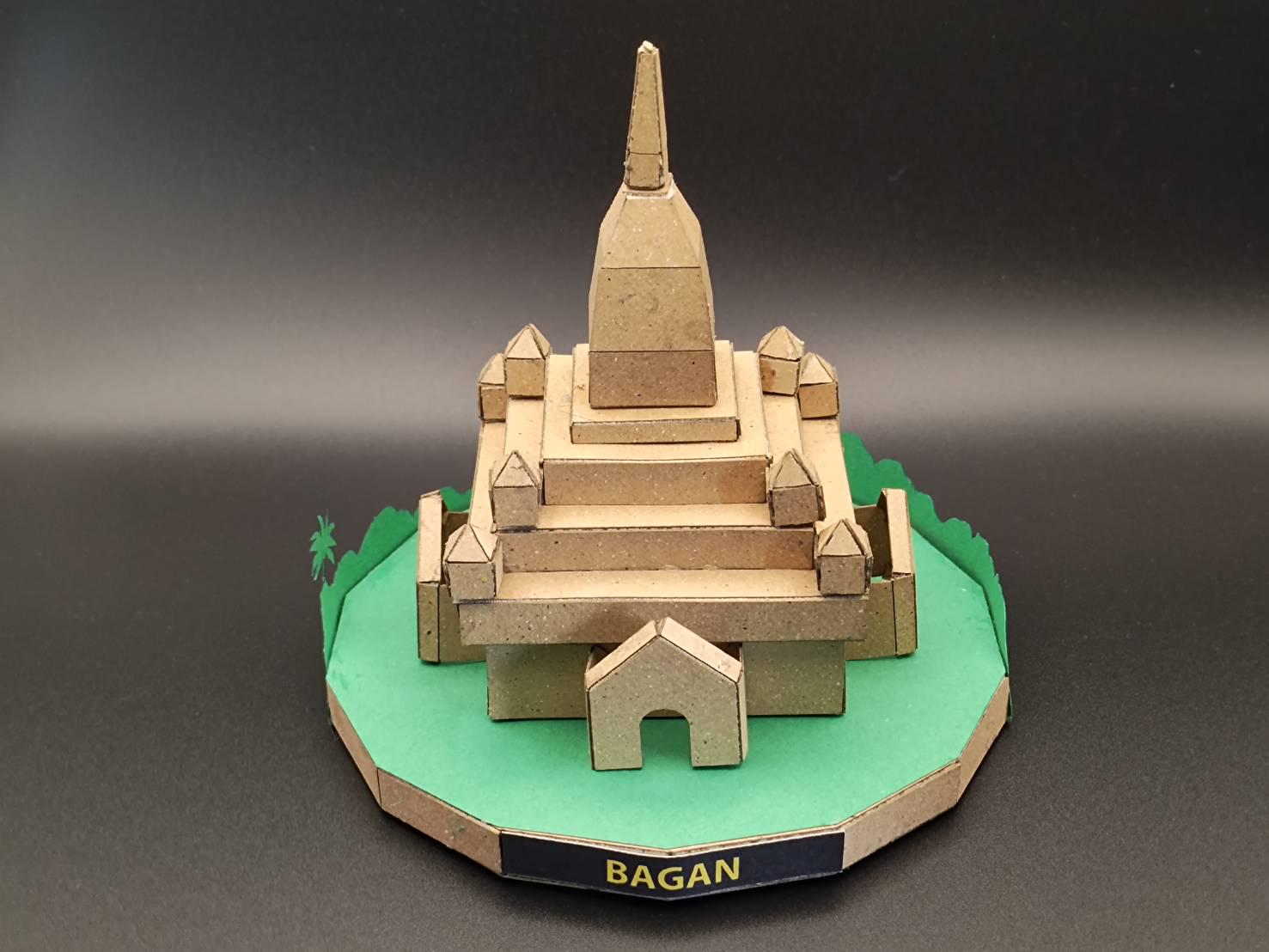 Bagan Papercraft, Myanmar Papercraft, Pagoda Papercraft, PDF, SVG, File ...