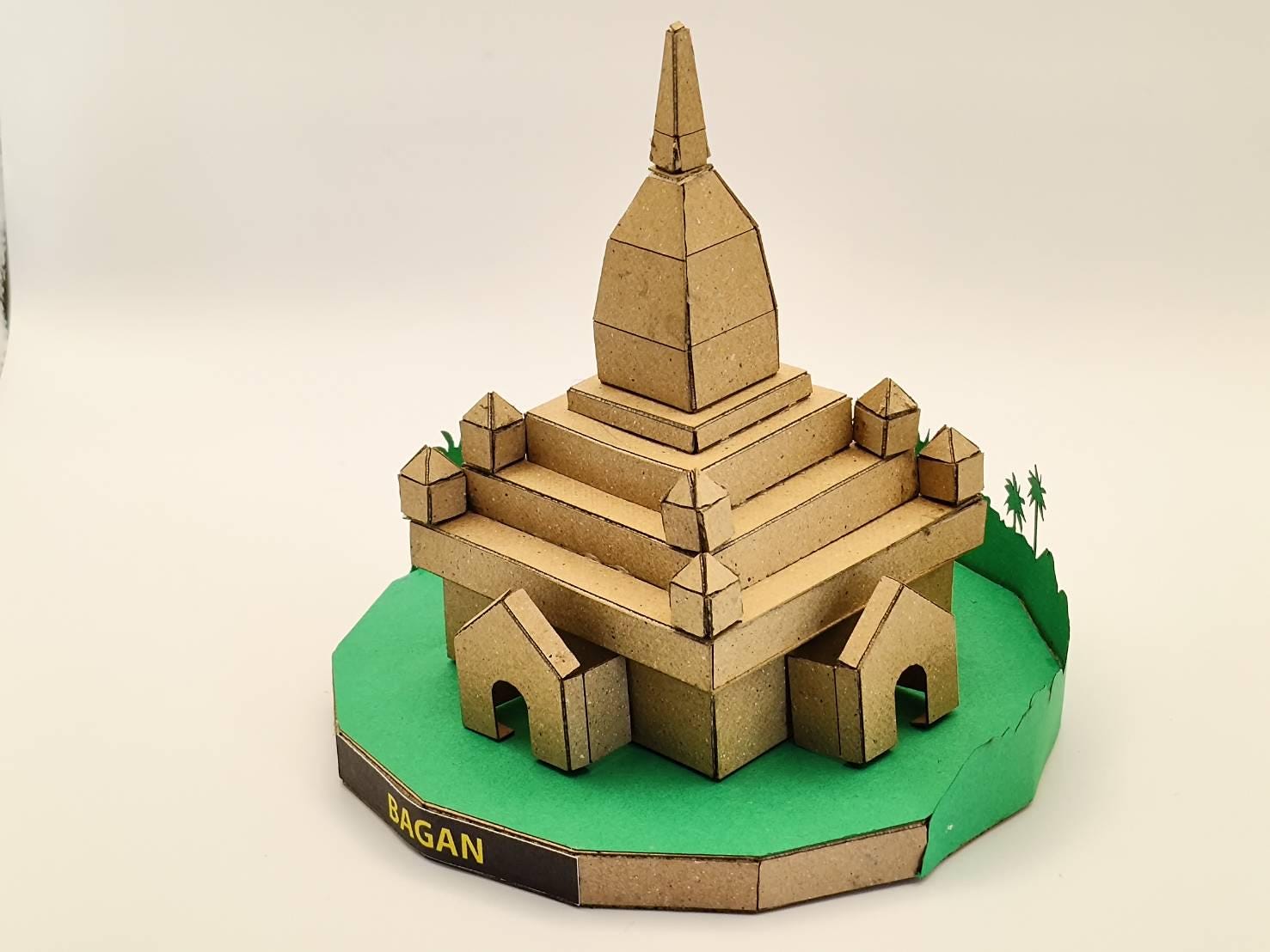 Bagan Papercraft, Myanmar Papercraft, Pagoda Papercraft, PDF, SVG, File ...