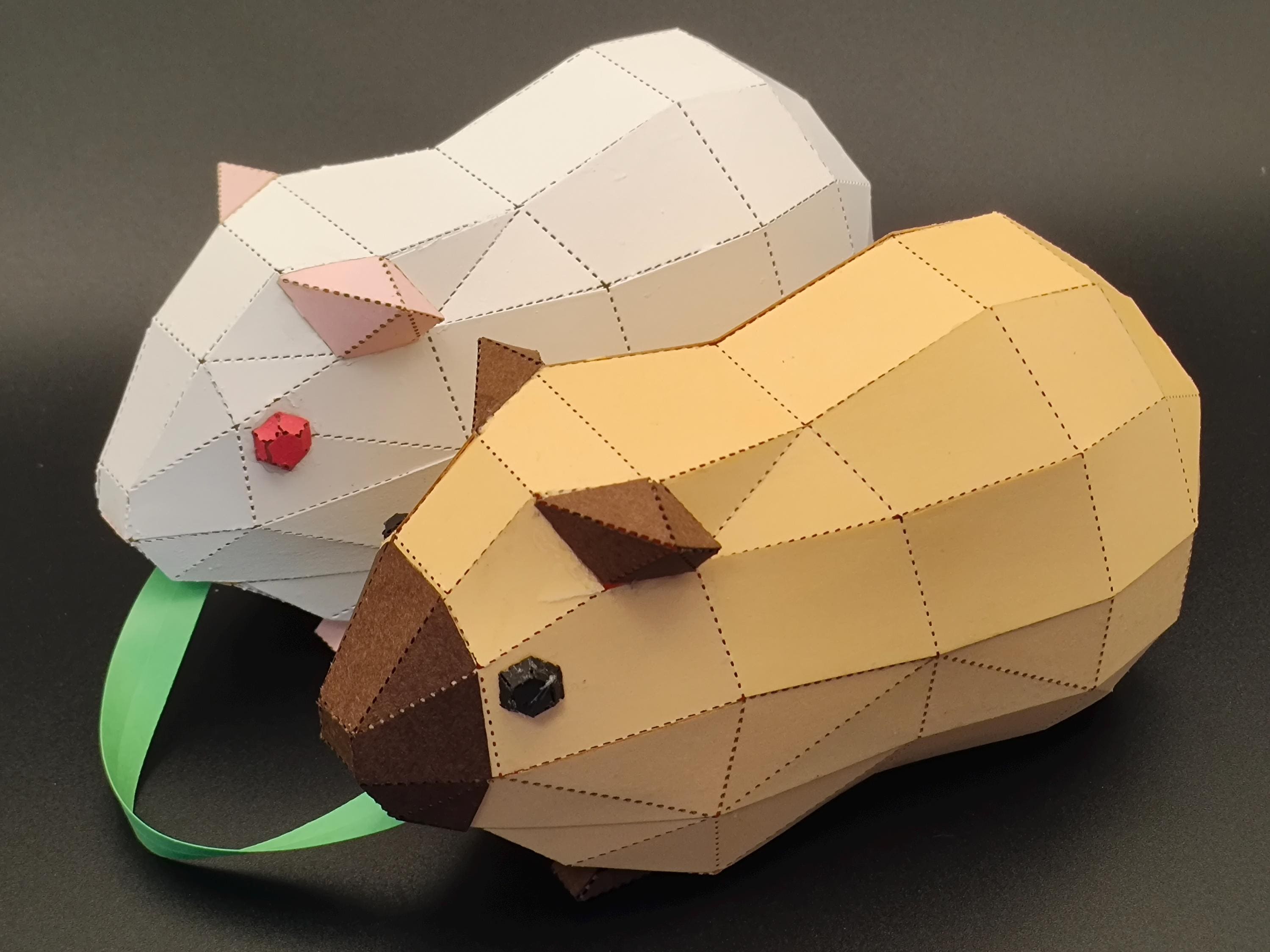 Guinea Pig, Paper Craft, Cuy, Peru, Latin, Andes, PDF, SVG, File for ...