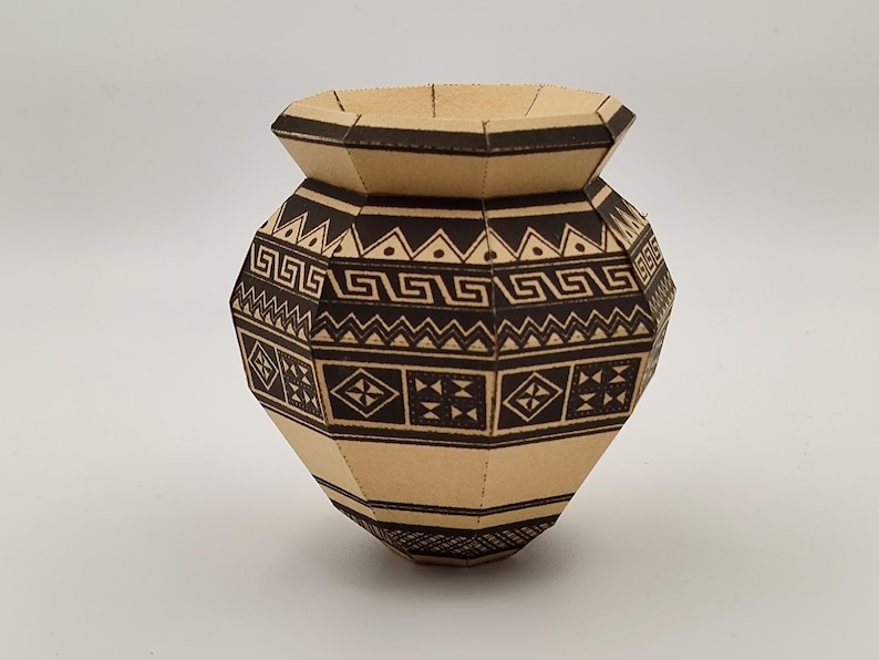 Vase Papercraft Peru, Potty Papercraft Peru, Inca, Peru, Potty, Antique ...