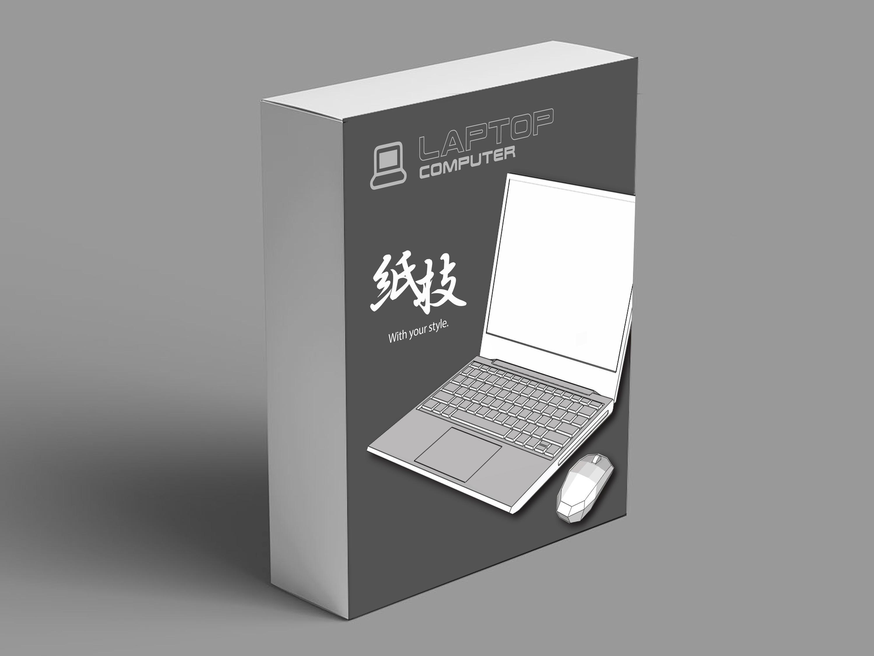 Papercraft Laptop, Computer, Papercraft Pc, PDF, SVG, File for Print ...