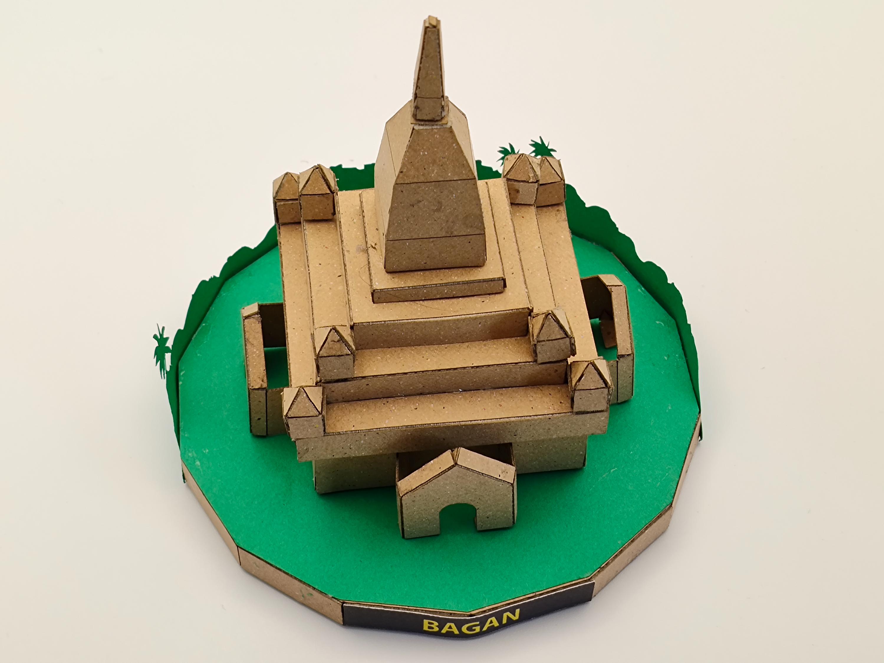 Bagan Papercraft, Myanmar Papercraft, Pagoda Papercraft, PDF, SVG, File ...