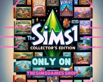The sims 4 Complete collection 90 dlc PC download expansion packs,kits ...