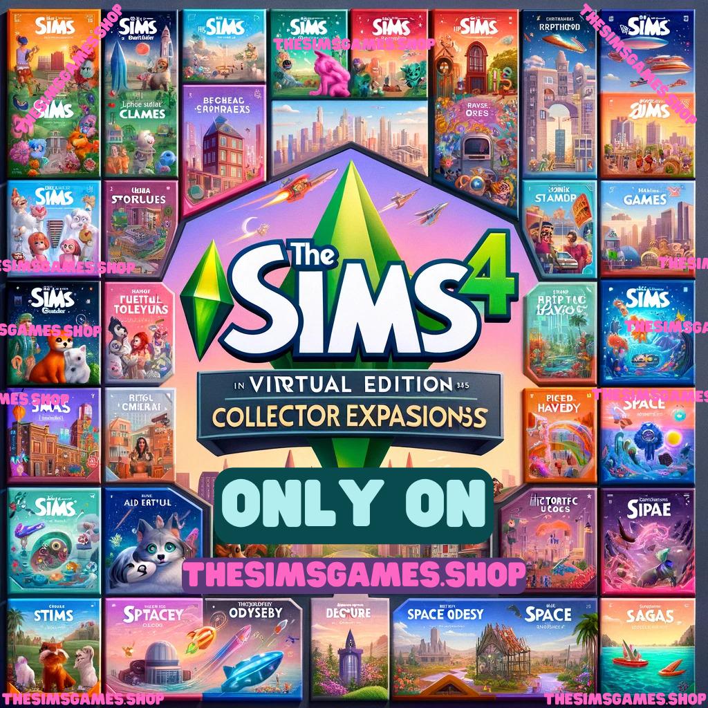 The sims 4 Complete collection 90 dlc PC download expansion packs,kits ...