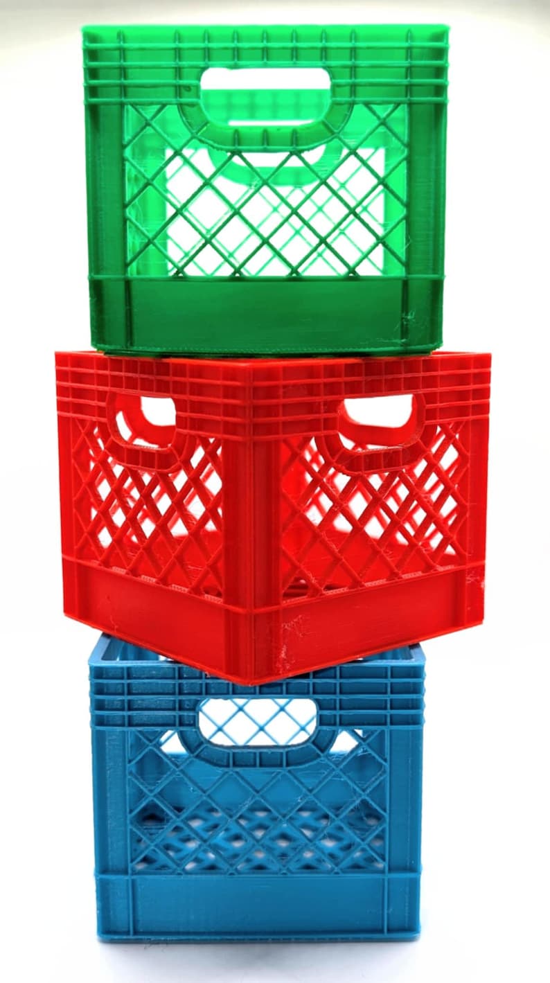 Mini Milk Crate - Etsy