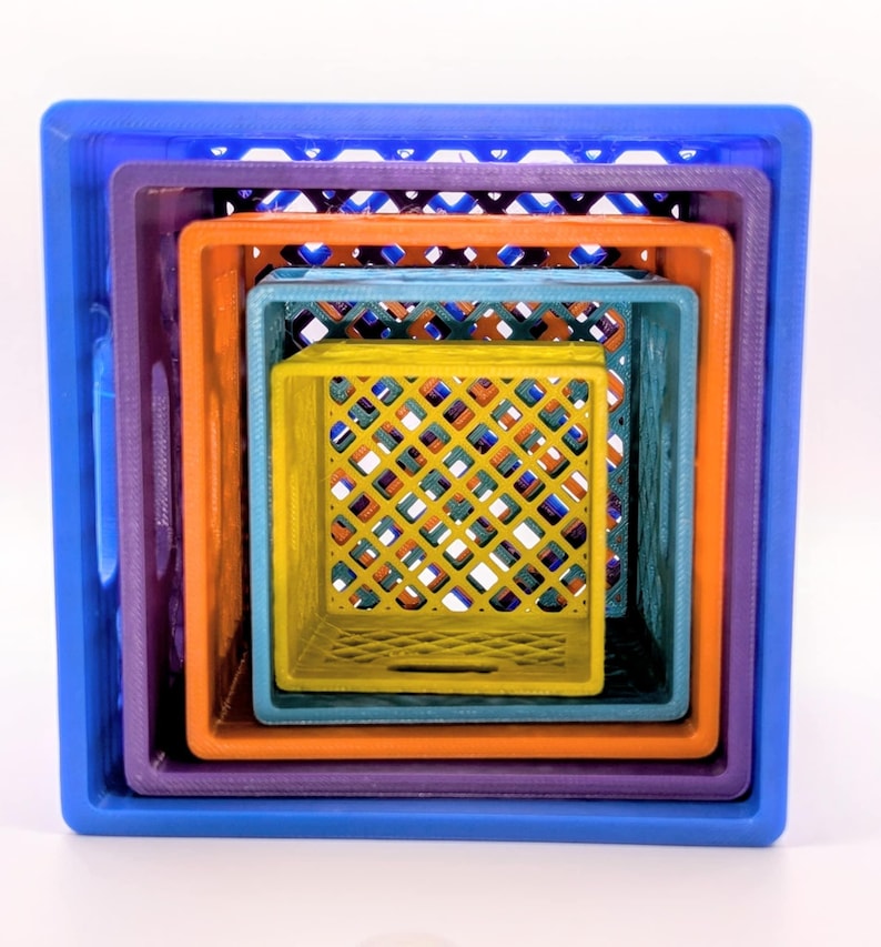 Mini Milk Crate - Etsy
