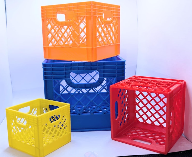 Mini Milk Crate - Etsy