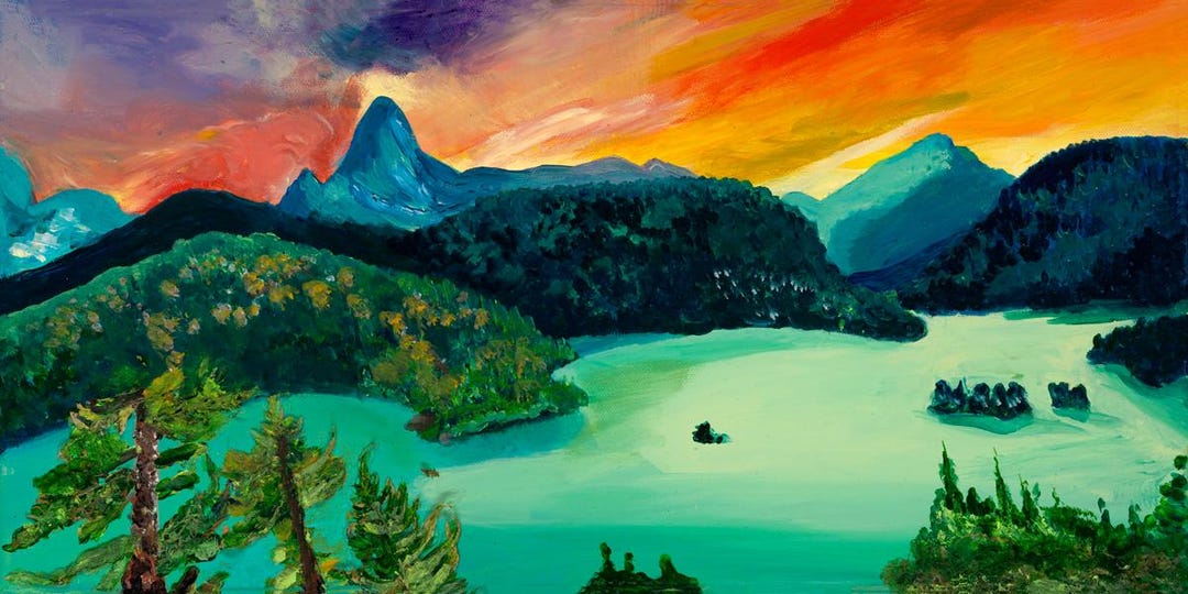 Lake Diablo Sunset - Etsy