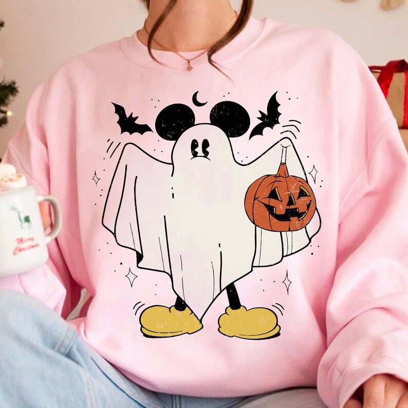 Bundle Ghost Design Png, Mouse and Friends Characters Ghost Png ...