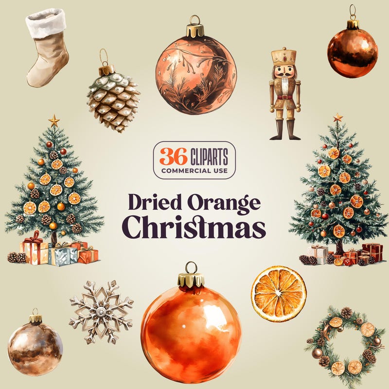 Orange Christmas - Etsy