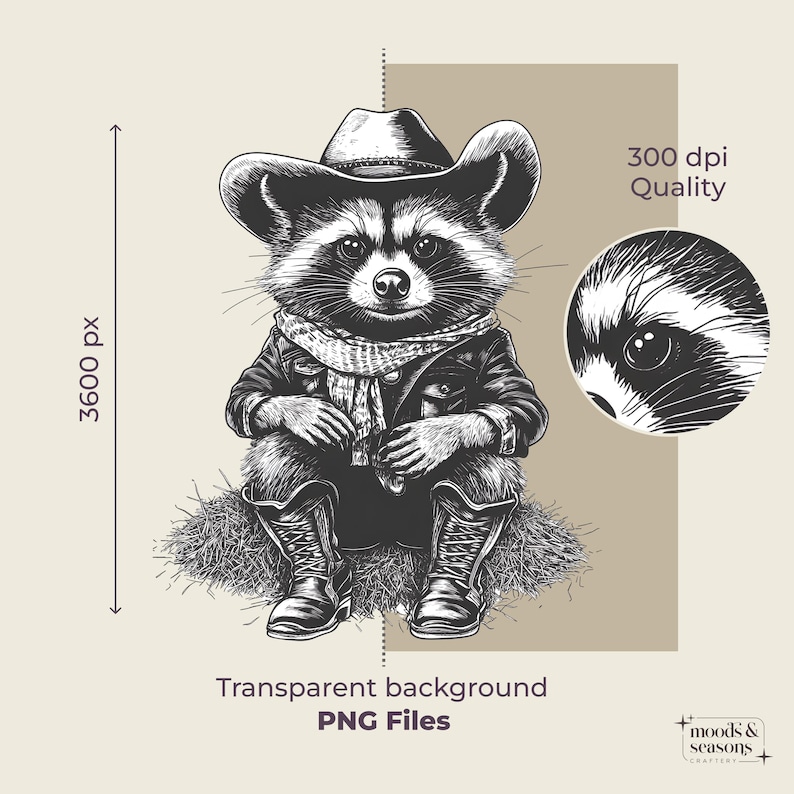 24 Funny Raccoons Cliparts - 300 DPI Png - Cool, Badass, Sassy, Fancy ...