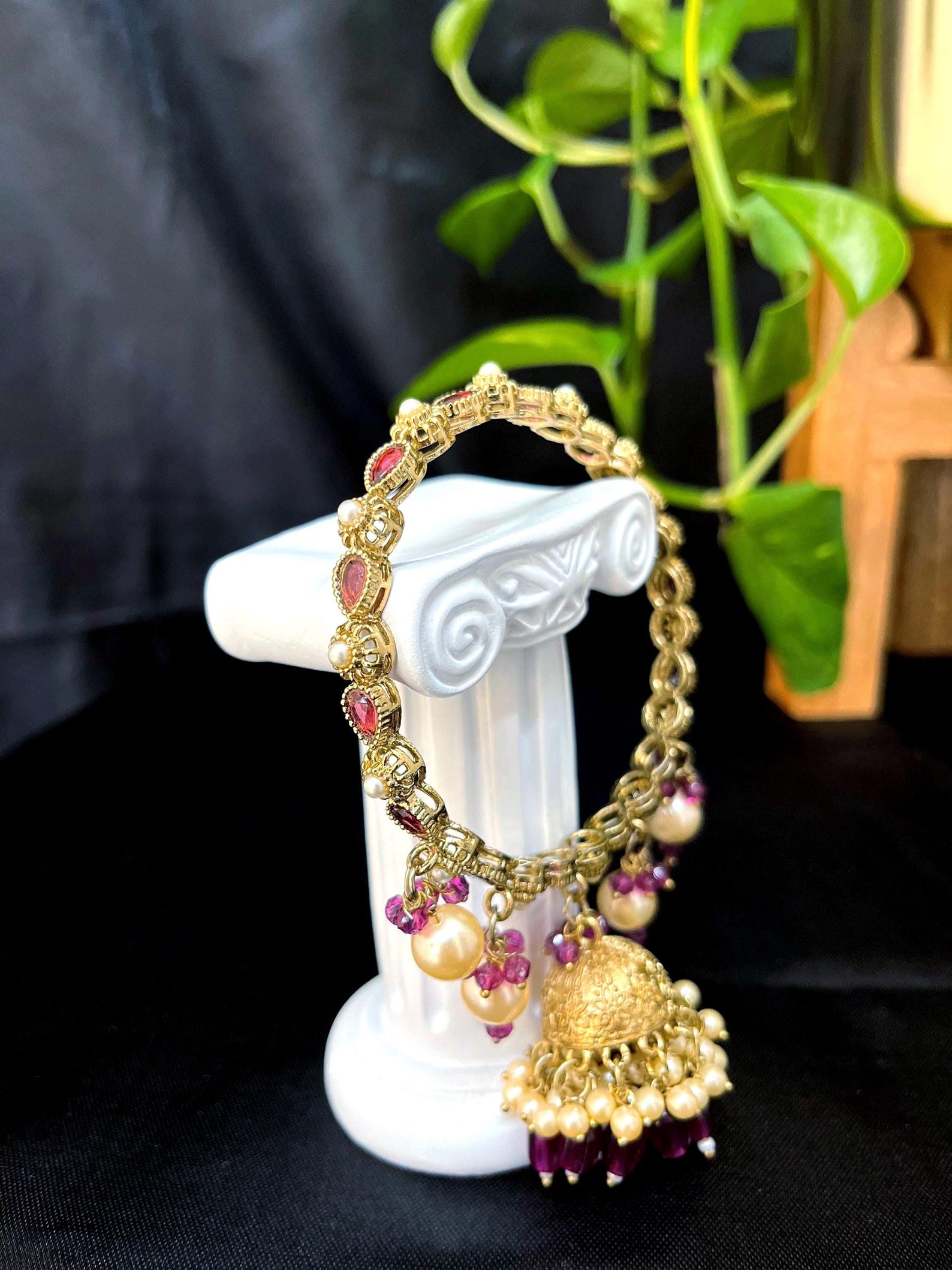 Jhumka Bangles (pair)/indian/ Pakistani/jewelry/ Fashion Bracelet - Etsy