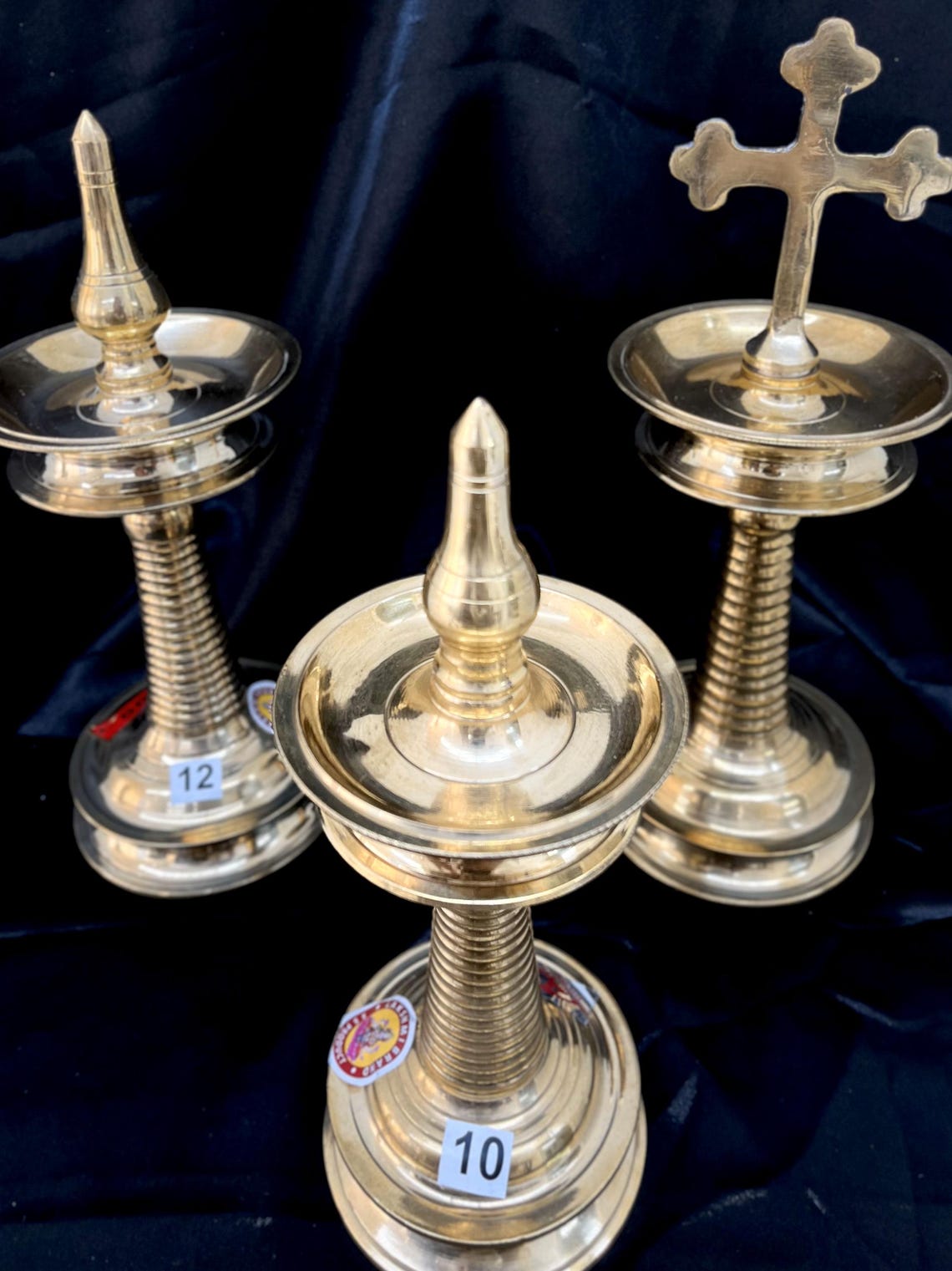 Brass Pooja Oil Lamp: Traditional Indian Deepam Prayer Diya - Etsy