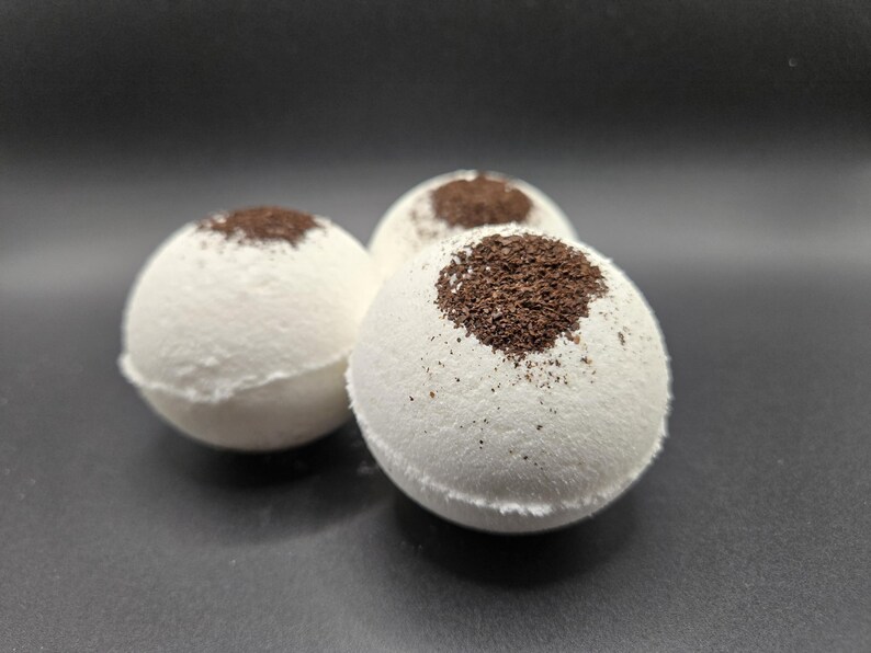 Wake and Soak Coffee Bath Bomb - A Latte for Your Skin! - Etsy