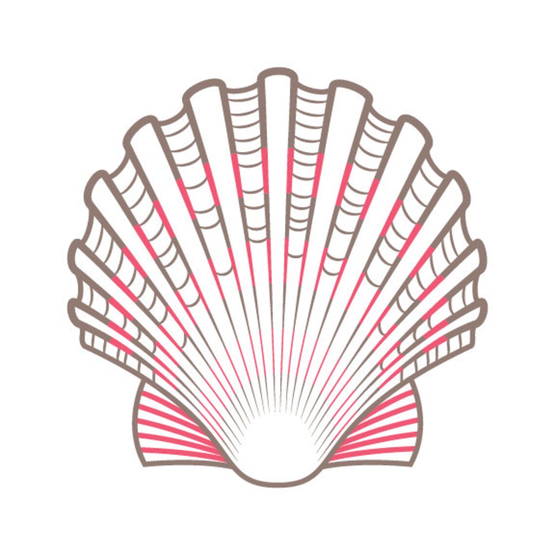 Scallop Shell PDF Hand Embroidery Pattern - Etsy