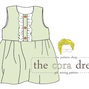 The Cora Dress PDF Sewing Pattern - Etsy