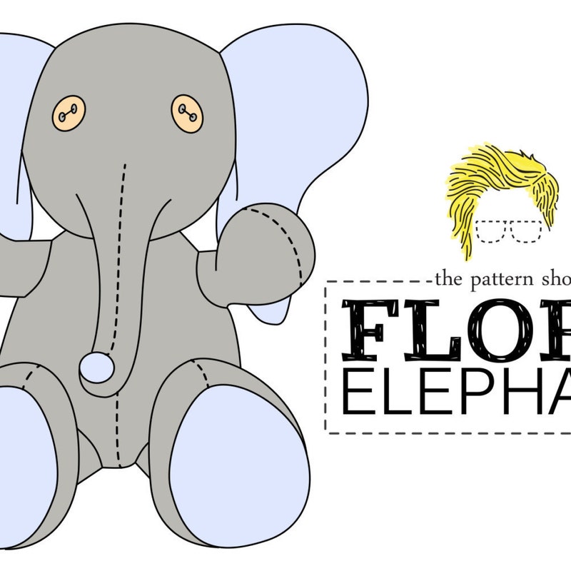 Elephant Sewing Pattern - Etsy