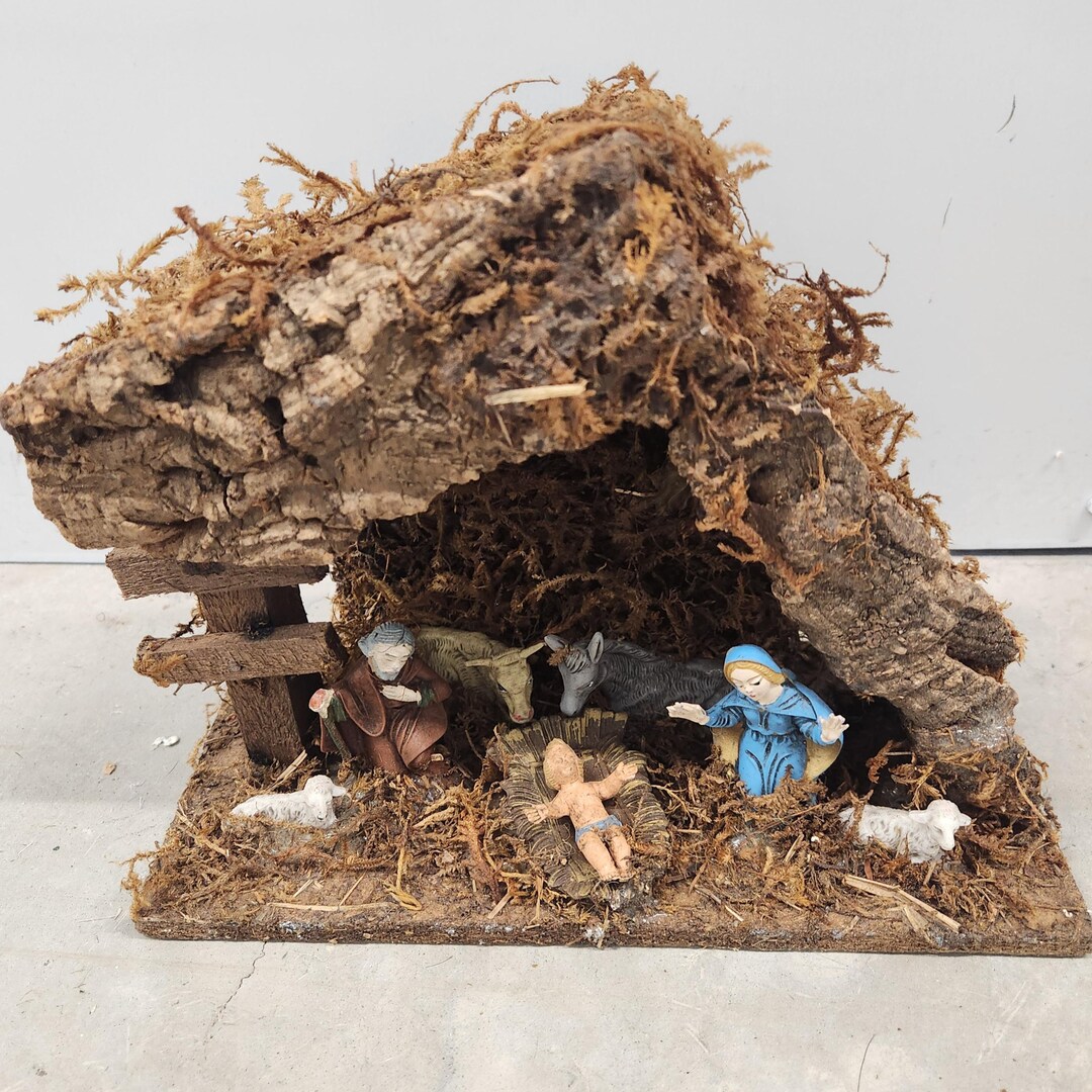 Vintage Nativity Scene 1950's From Italy - Etsy