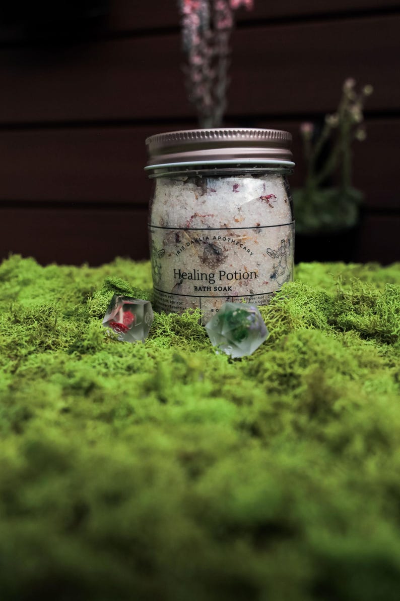 DND Bath Salts Healing Potion Spa Gift - Etsy