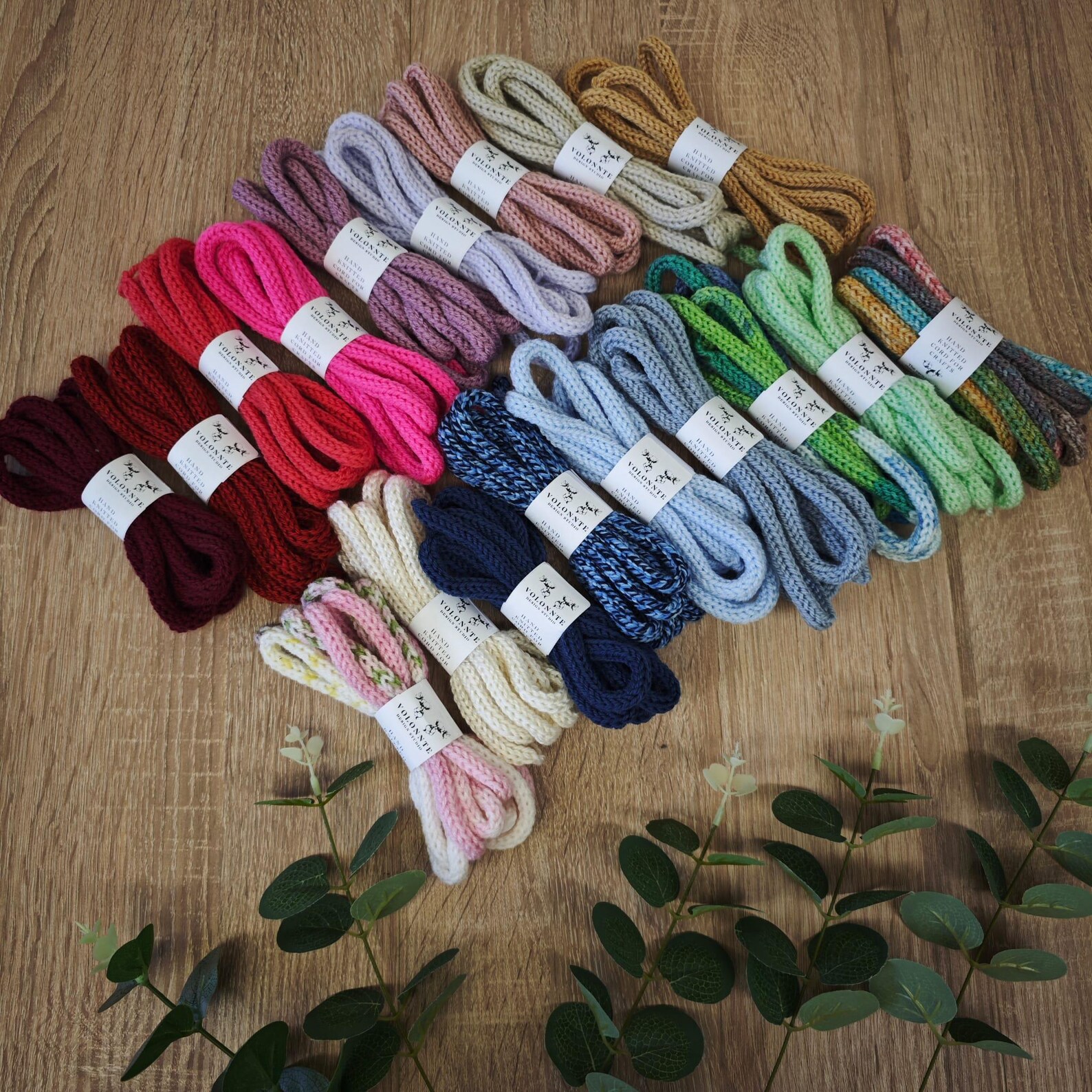 Knitting Cord, Knitted Yarn by the Yard, Diy Rope for Craft Creation ...