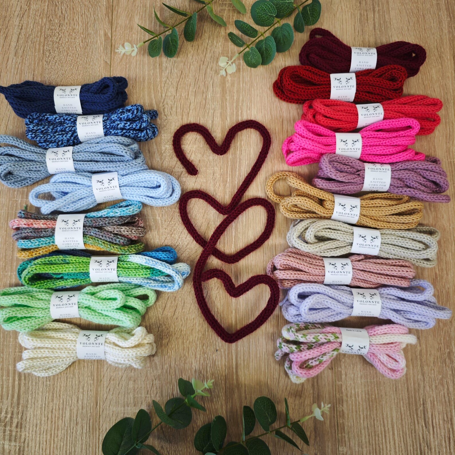 Knitting Cord, Knitted Yarn by the Yard, Diy Rope for Craft Creation ...