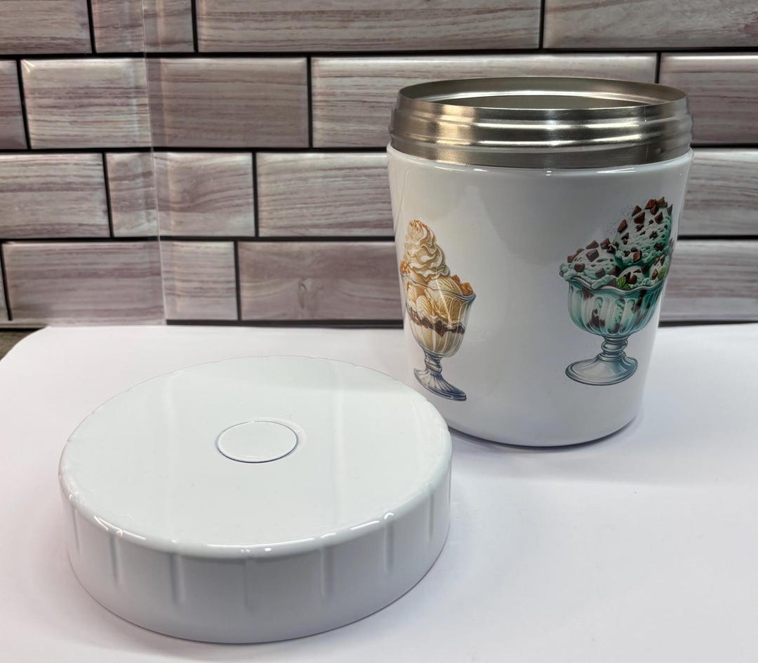 Custom Metal Ice Cream Container - Etsy