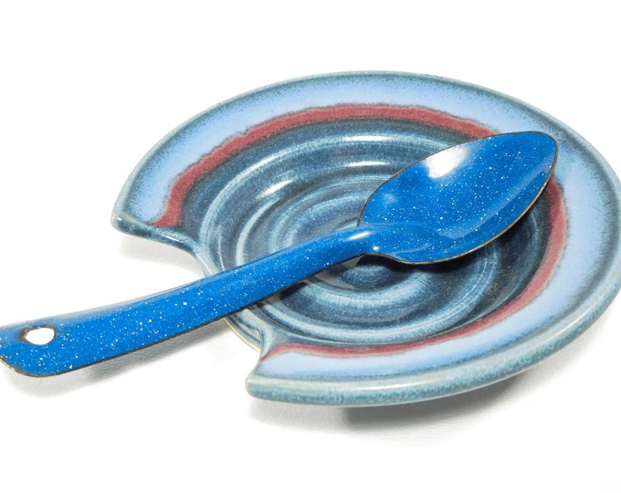 Stoneware Spoon Rest, Handmade - Etsy